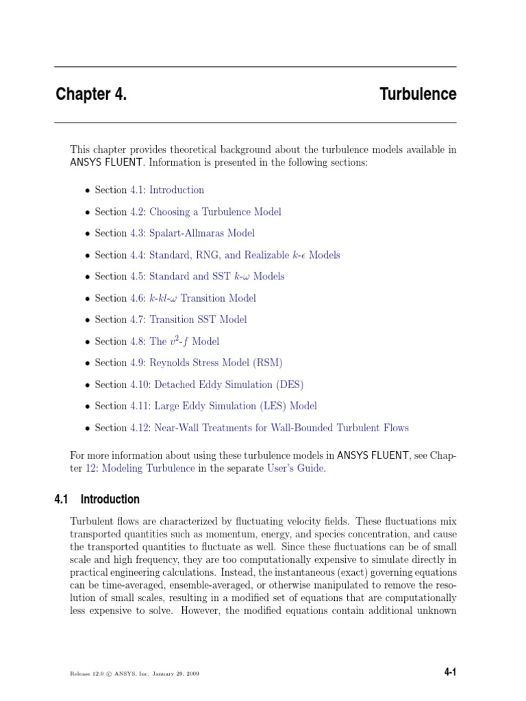 Fluent Theory Guide-101-136 | PDF | Turbulence | Fluid Dynamics