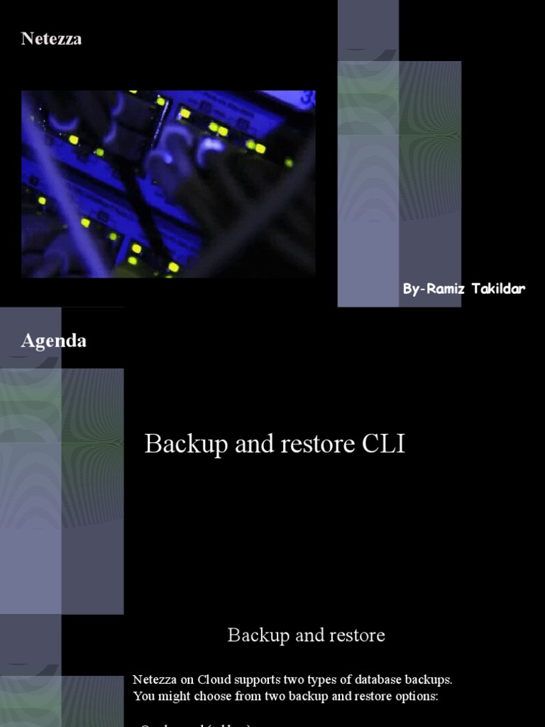 Netezza Backup and Restore | PDF