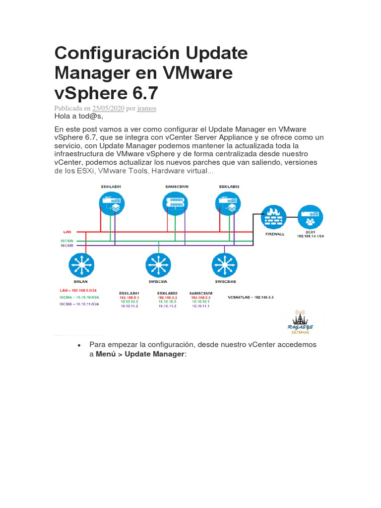 Base Line Vcenter 6.7 | PDF | V Mware | Informática