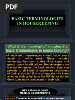Housekeeping Script | PDF