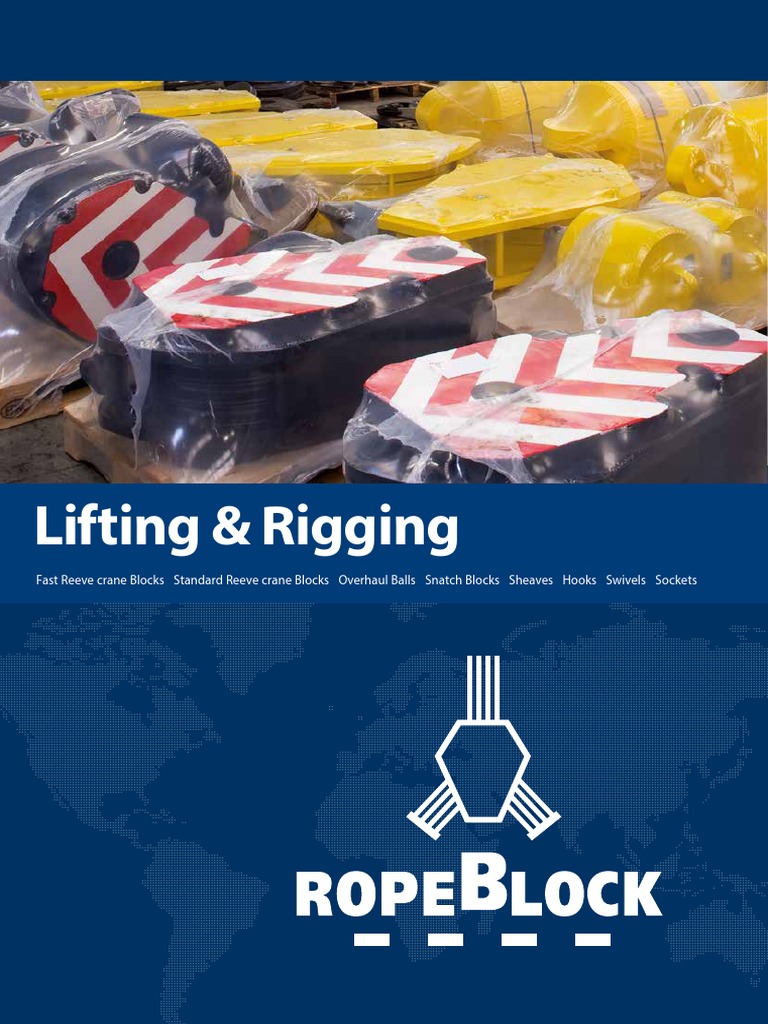 Ropeblock Lifting & Rigging - Metric | PDF | Crane (Machine) | Safety