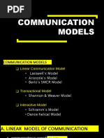 Differentiating The Various Models of Communication | PDF