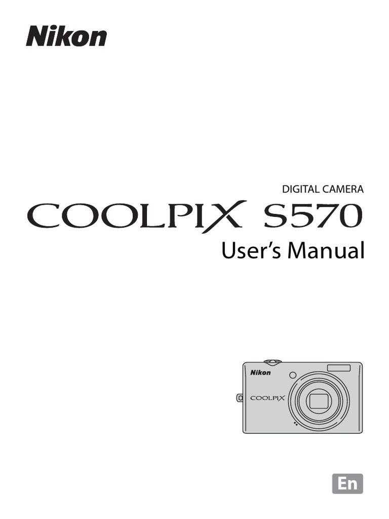 Nikon Coolpix S570 Owners Manual Pdf Camera Electromagnetic