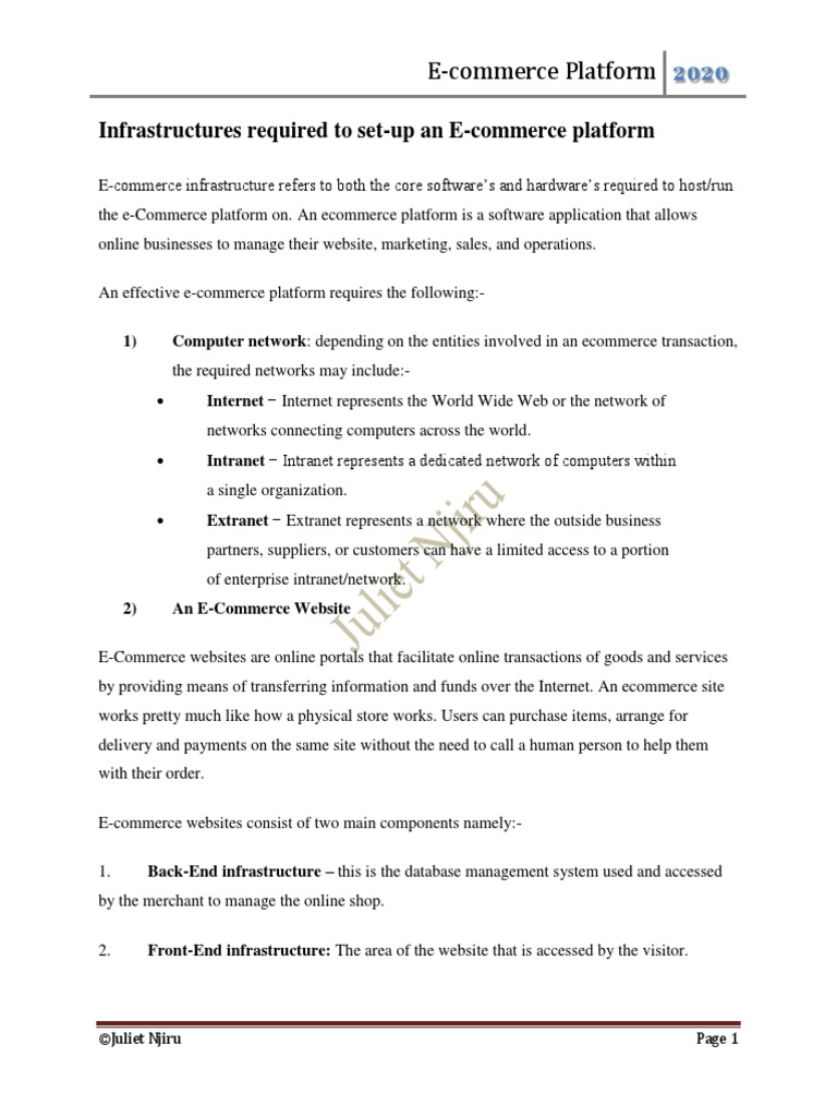 Ecommerce Platform Lecture Notes - PDF 3 | PDF | Electronic Data ...