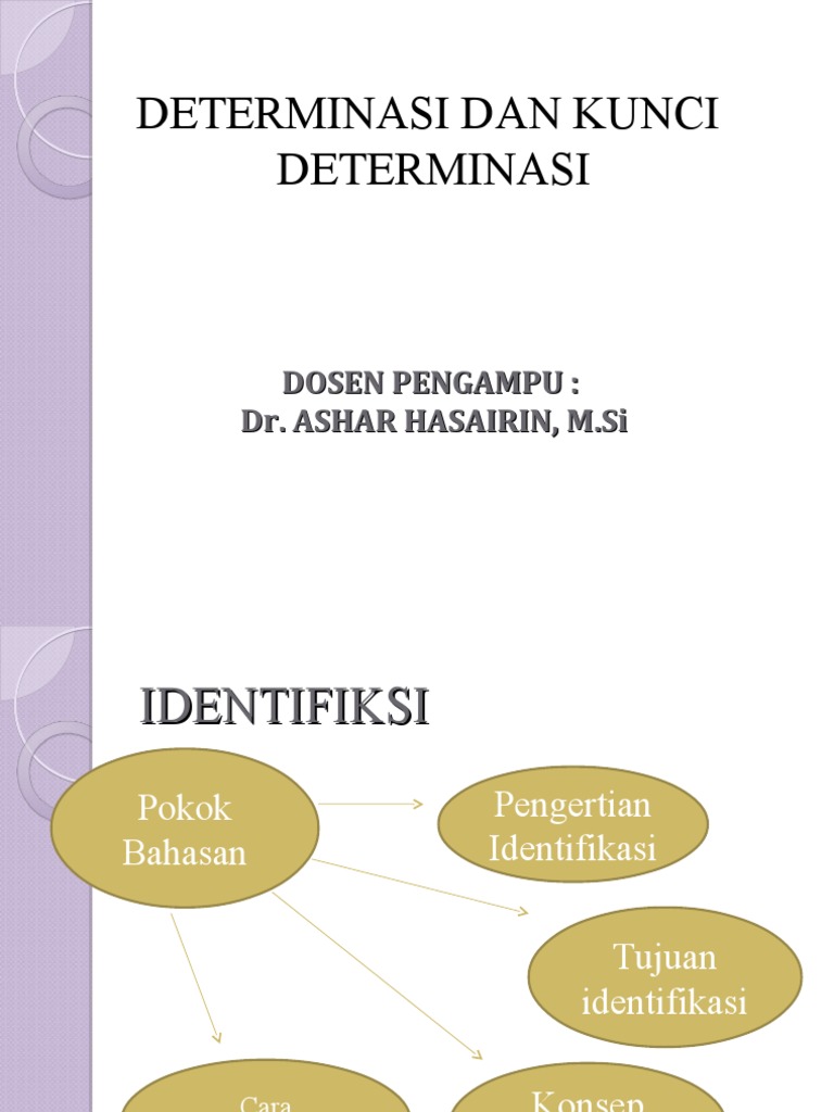 Pertemuan 4. PPT Kunci Determinasi | PDF