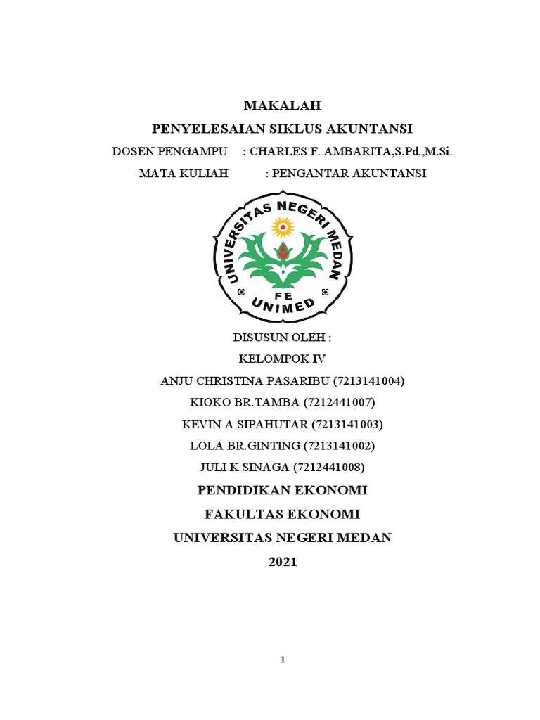 Makalah Akt - Kel.4 | PDF | Pengelolaan Keuangan & Uang