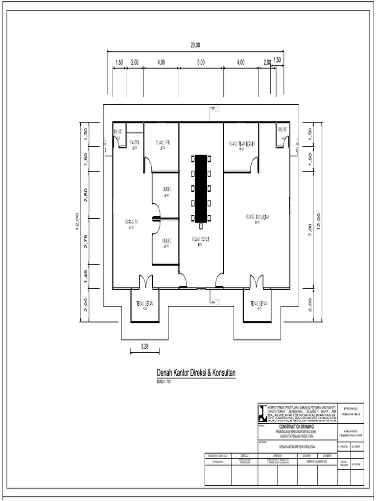 Denah Kantor Direksi | PDF