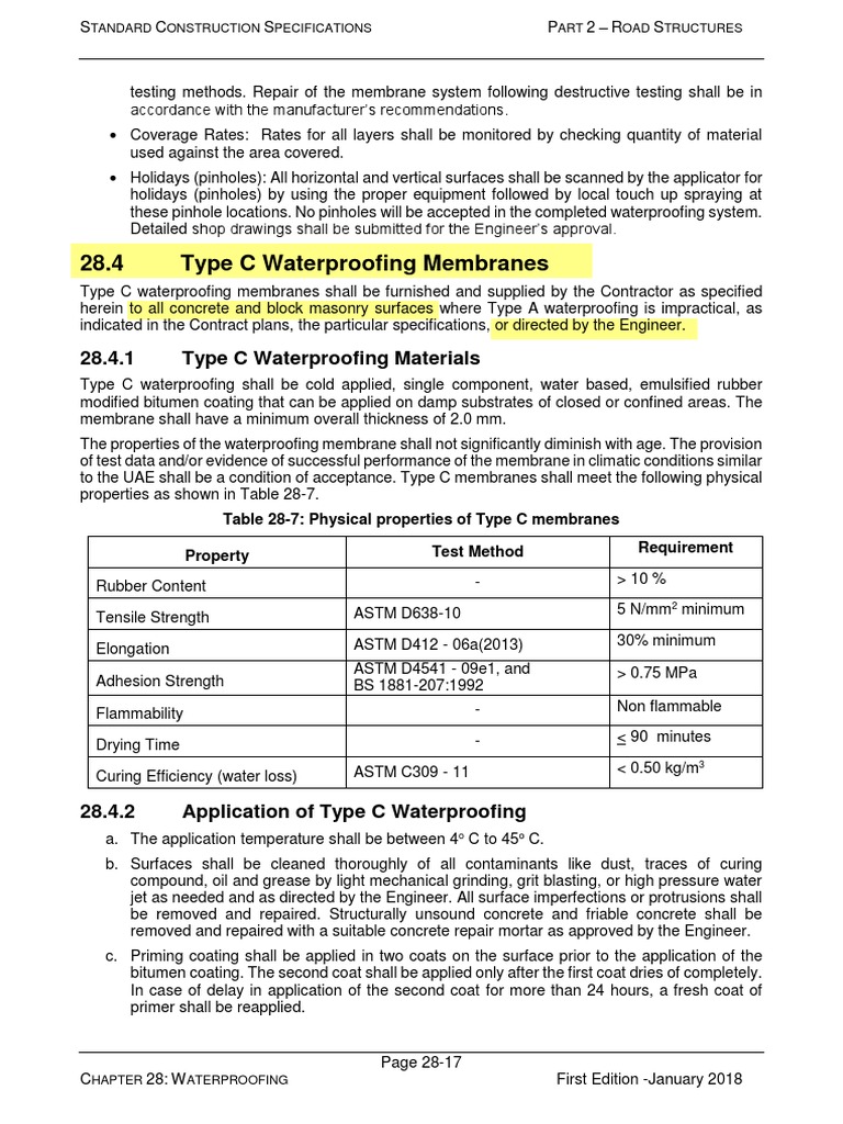 Adm Std. Specs-part2-Road Structures | PDF | Concrete | Specification ...