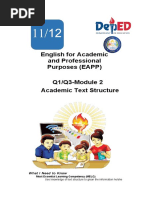 English: Quarter 1 - Module 1-7 English For Academic and Professional ...