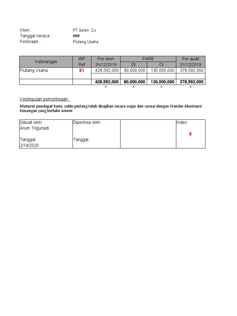Tugas Lab Audit 2 | PDF