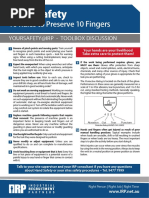 Daily Pre-Start Safety Checklist | PDF | Personal Protective Equipment ...