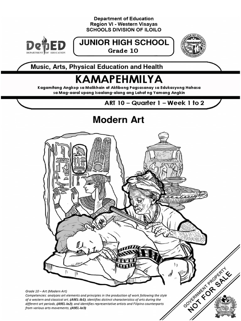 Art10 Quarter-1-Week-1 | PDF | Impressionism | Claude Monet