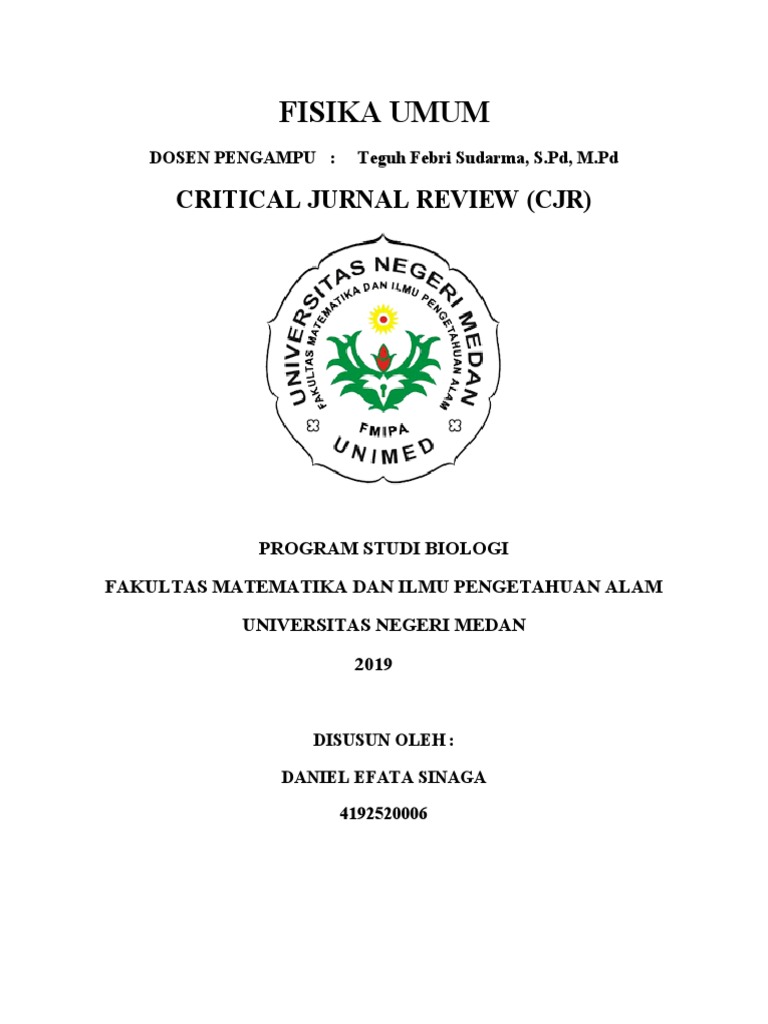 CJR Fisika Umum | PDF