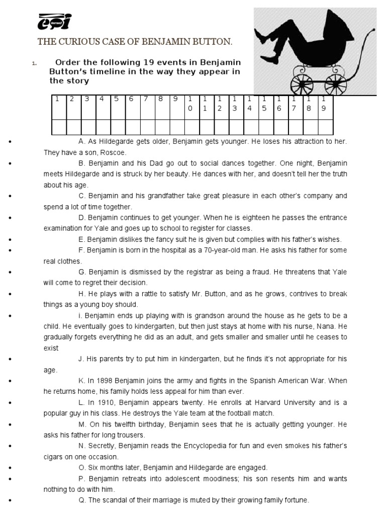 The Curious Case of Benjamin Button | PDF | Mystery, Thriller & Crime ...