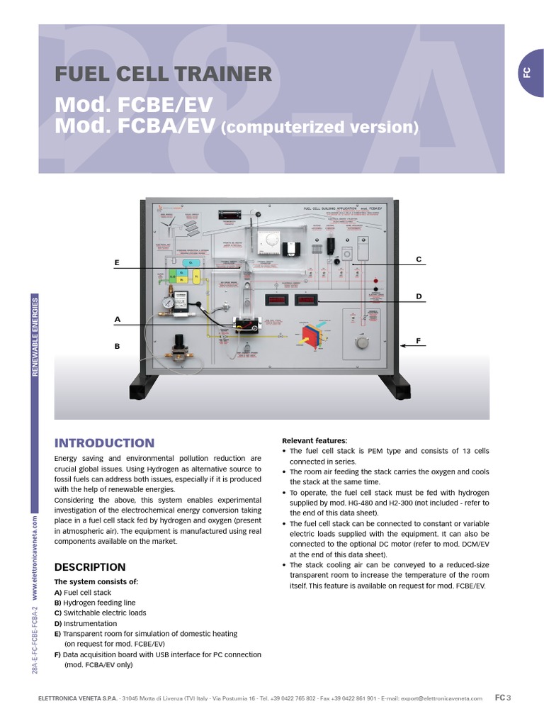 Item 435 (47-2) FCBE-FCBA-28A-E-FC-2 | PDF | Fuel Cell | Fuels