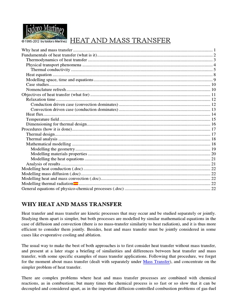 Heat and Mass Transfer | PDF | Heat Transfer | Heat