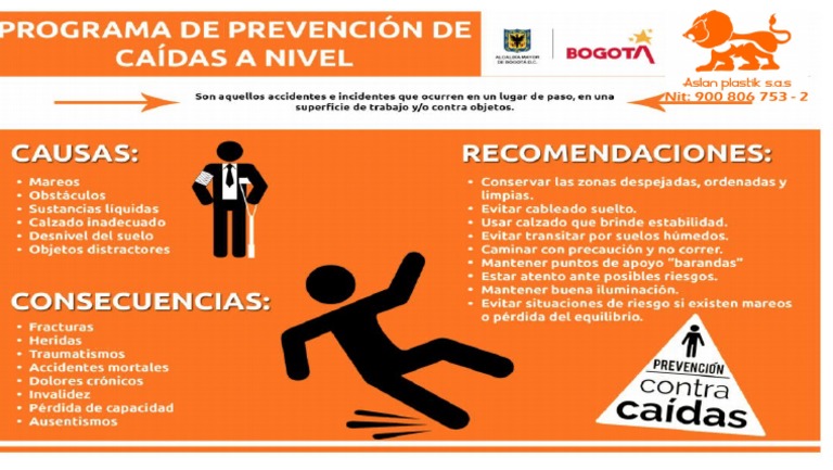 Infografia Caidas Al Mismo Nivel | PDF