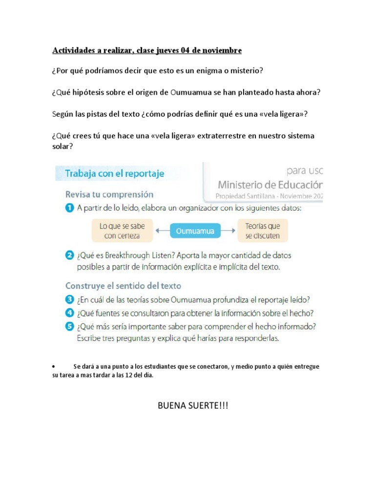 Actividades 8vo | PDF