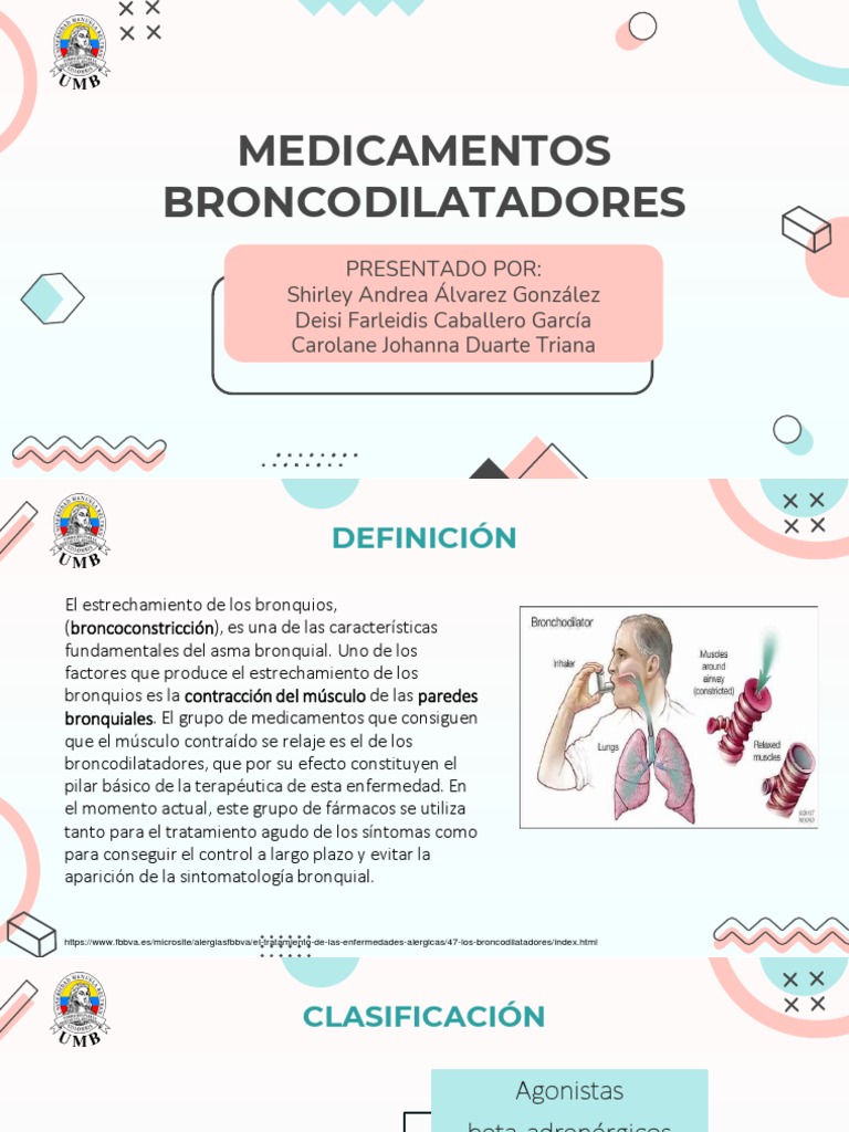 BRONCODILATADORES | PDF | Asma | Tos