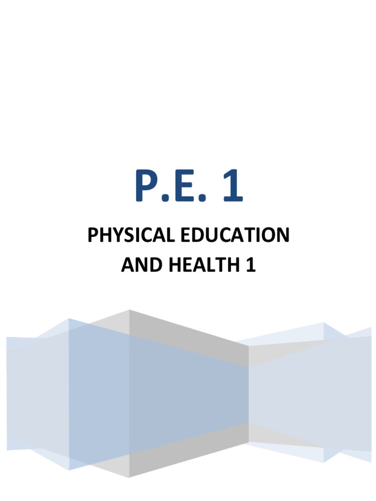 Pe1 Module | PDF | Carbohydrates | Aerobic Exercise