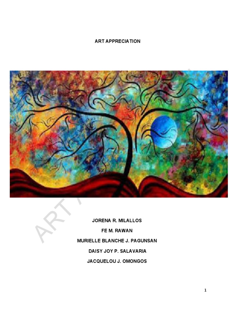 Module 2 - Art Appreciation | PDF | Shape | Composition (Visual Arts)