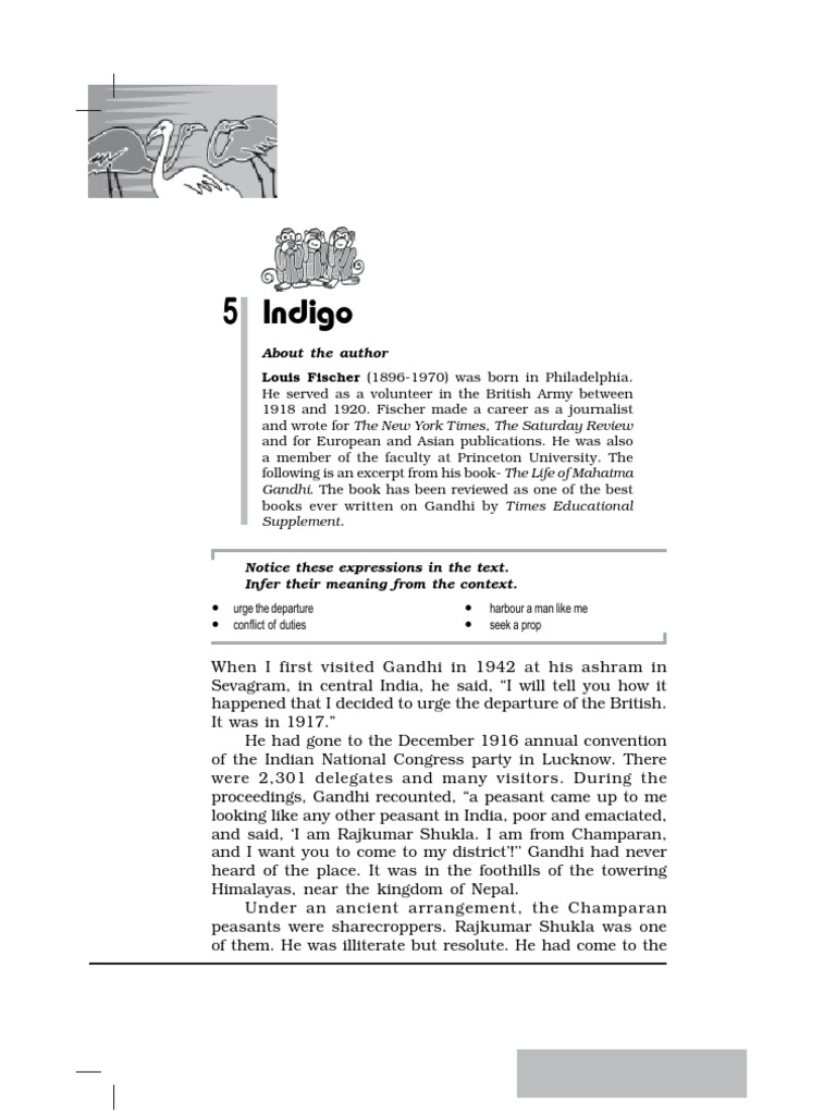 Indigo - Louis Fischer | PDF | Mahatma Gandhi
