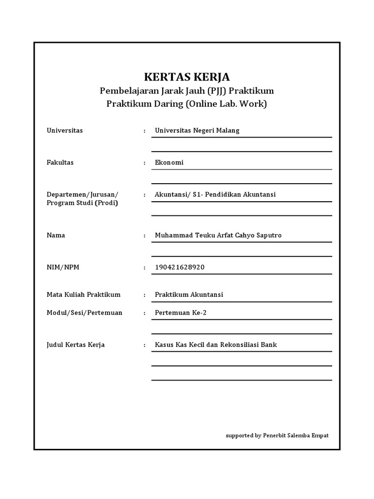 Tugas 1 - Muhammad Teuku Arfat | PDF