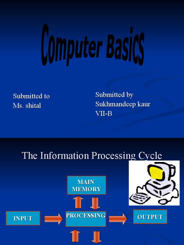 An Overview of the Information Processing Cycle and Its Key Components ...