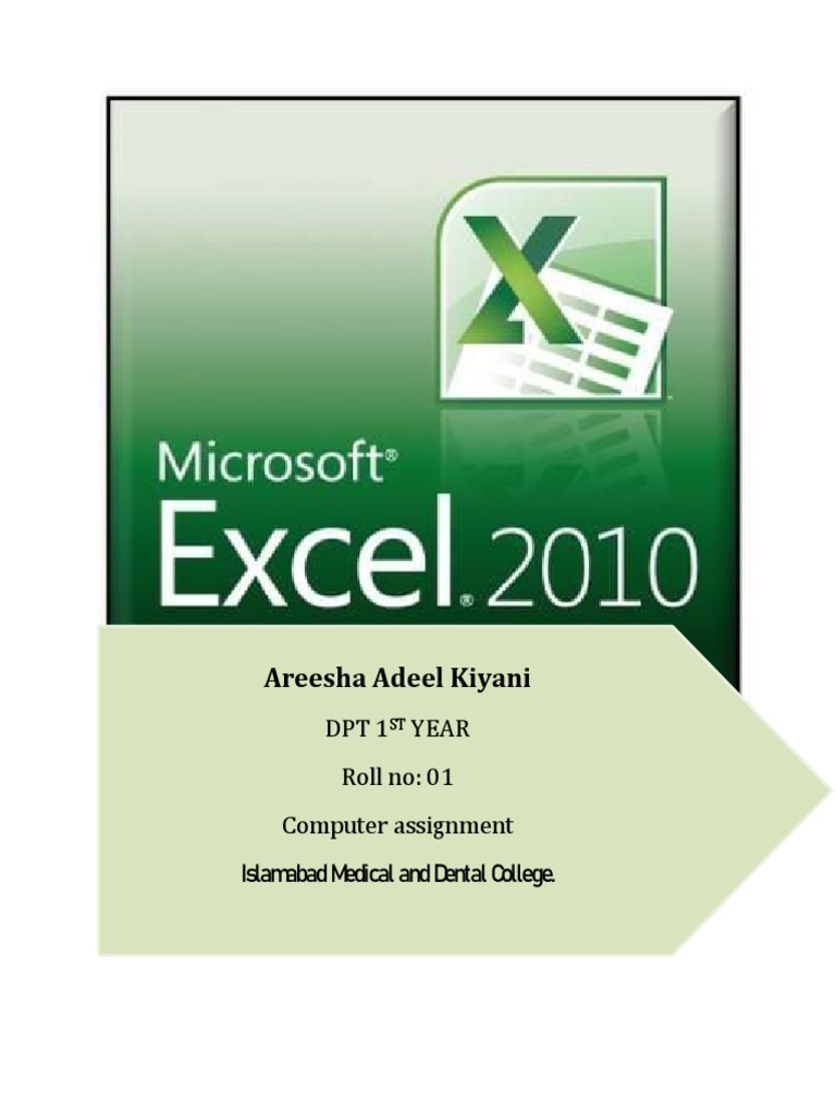 Computer Assignment of Excel | PDF | Prices | Taxes
