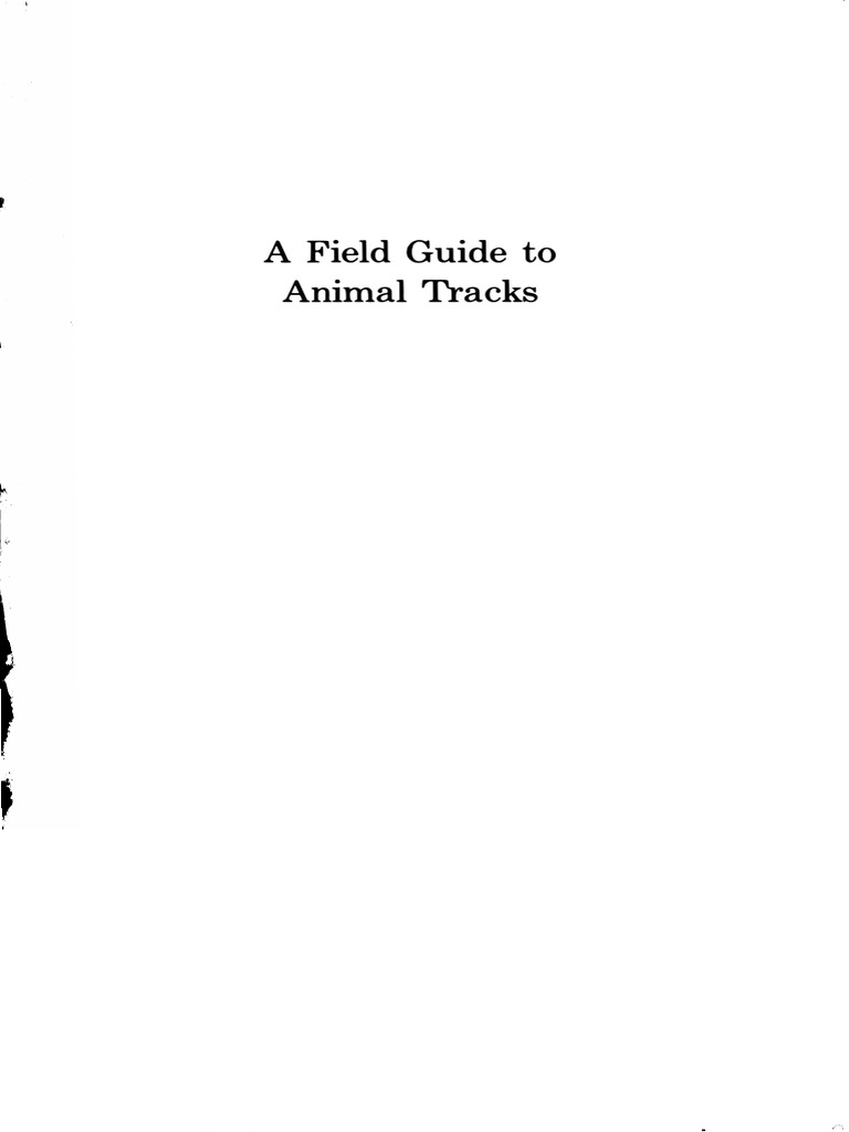 Peterson Field Guide To Animal Tracks - 2nd Ed. (PDFDrive) | PDF | Zoology