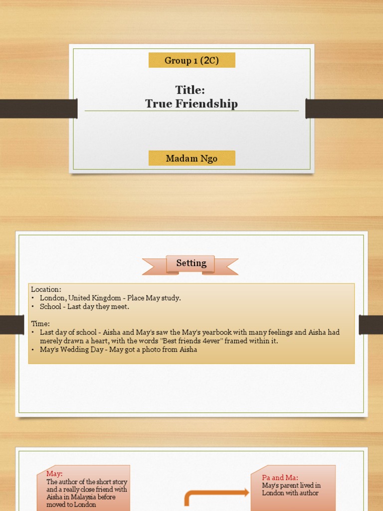 Title: True Friendship: Group 1 (2C) | PDF