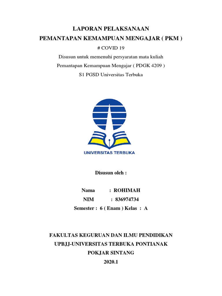 Contoh Laporan PKM 2020.2 | PDF