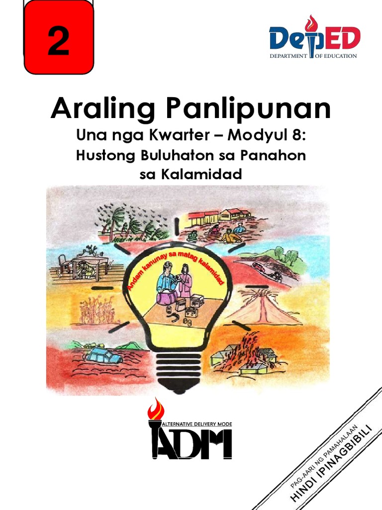AP2 - Q1 - Mod8 - Hustong Buluhaton Sa Panahon Sa Kalamidad - v3 | PDF