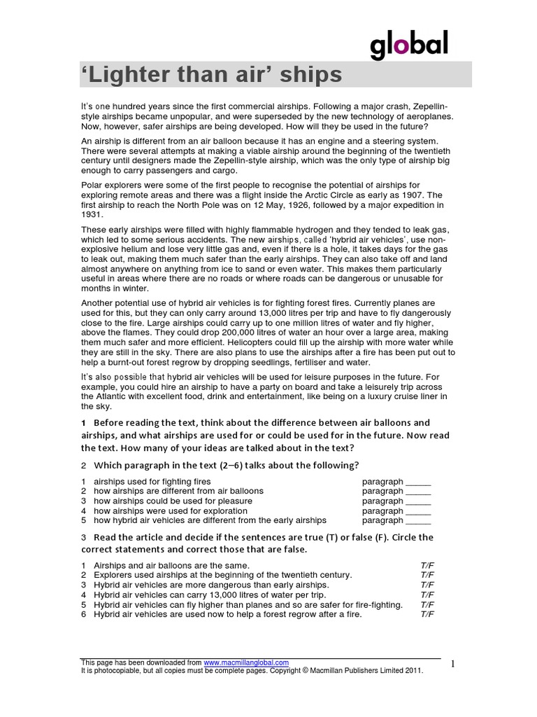 Lighter Than Air' Ships: This Page Has Been Downloaded From | PDF ...