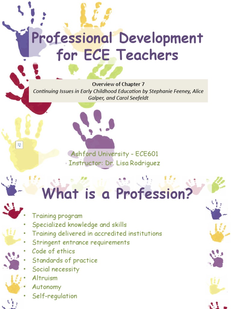 Professional Development For ECE Teachers | PDF | Relationships | Child ...