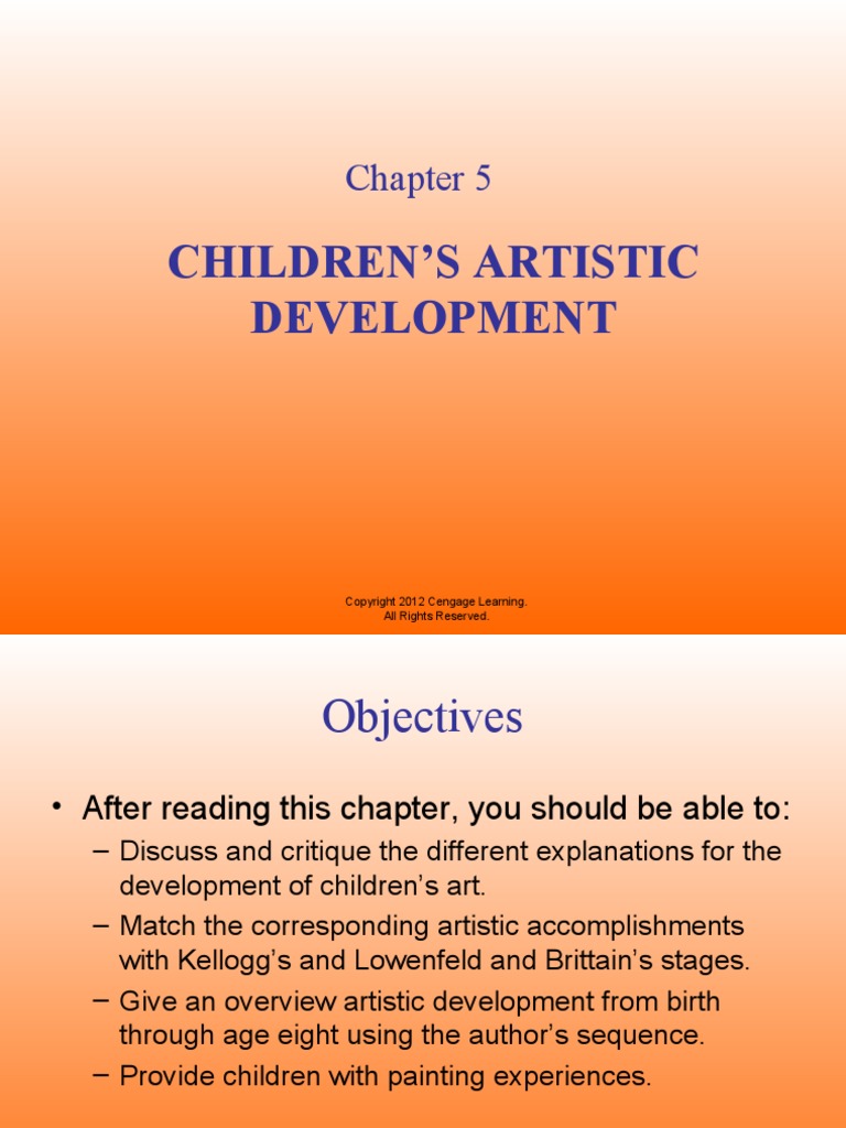 Children'S Artistic Development: All Rights Reserved | PDF | Perception ...