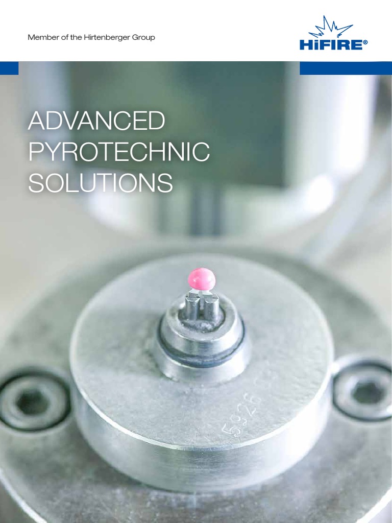 Advanced Pyrotechnic Solutions: Member of The Hirtenberger Group | PDF ...
