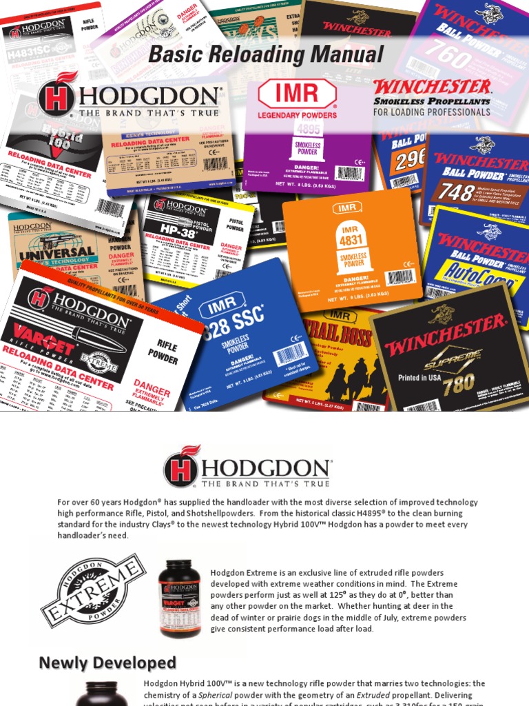 Reloading Data | PDF | Cartridge (Firearms) | Shotgun