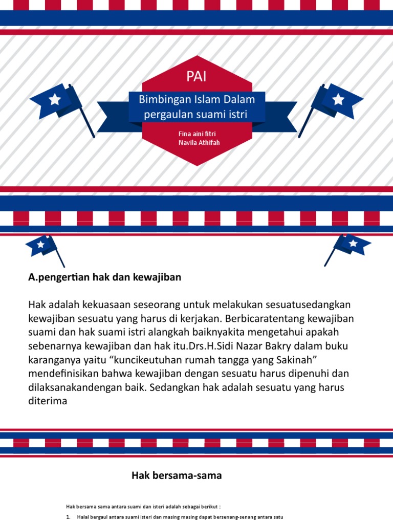 Panduan Hak & Kewajiban Suami Istri | PDF