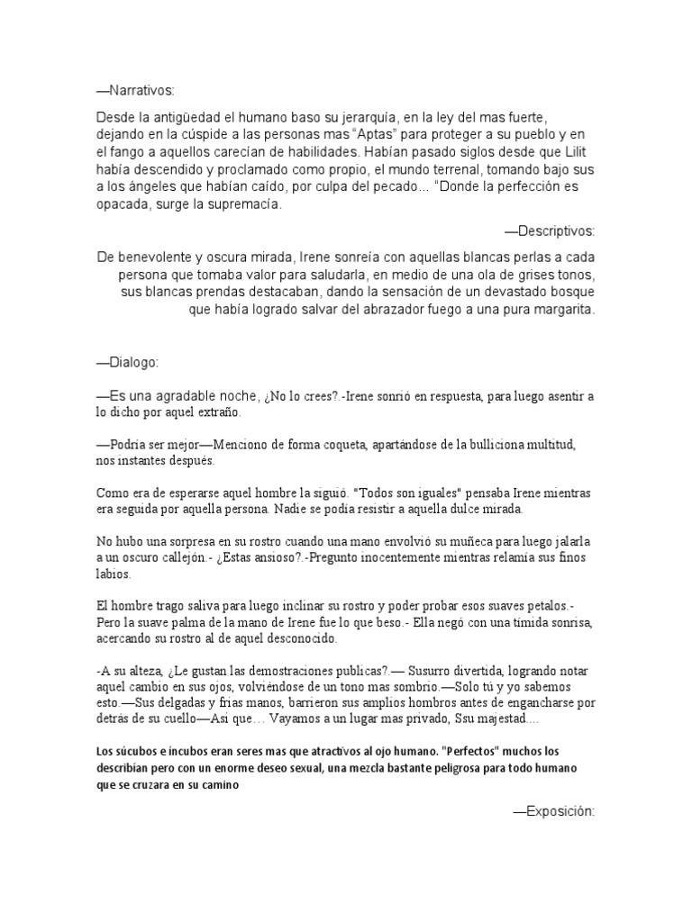 Ejemplos de Prototipos Textuales | PDF