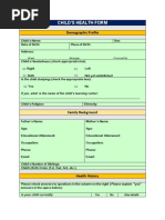 Student Health Card | PDF