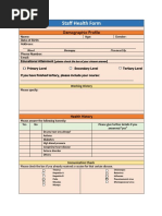 BTVI Medical Record Form | PDF | Medical Specialties | Clinical Medicine