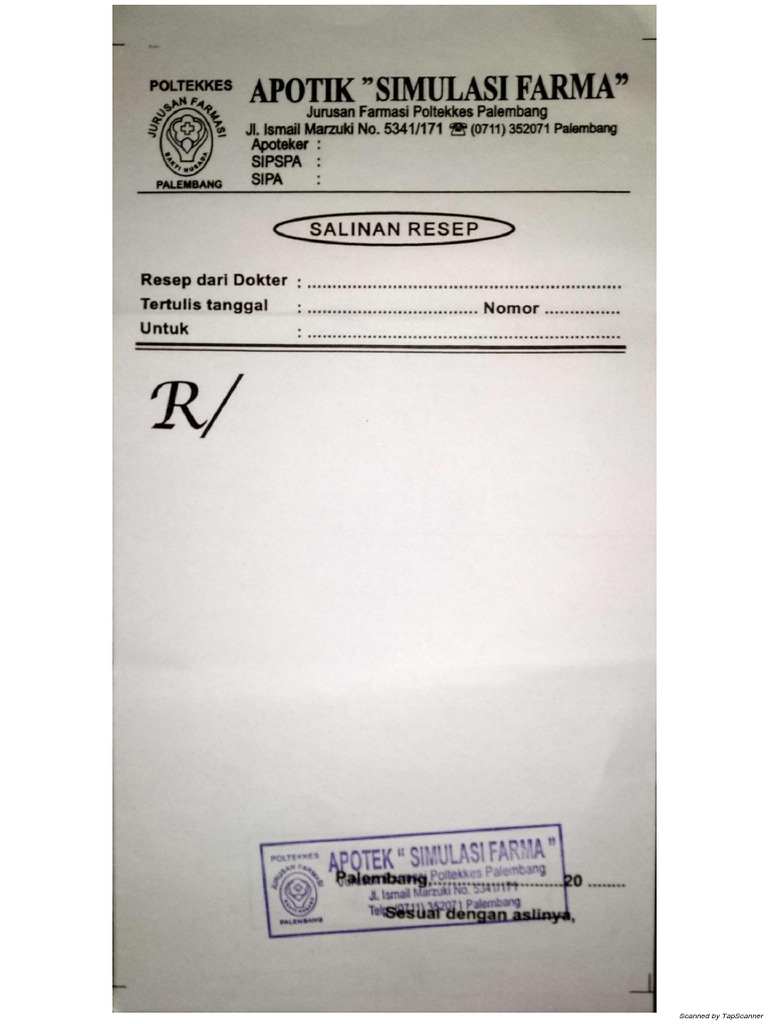 Copy Resep | PDF