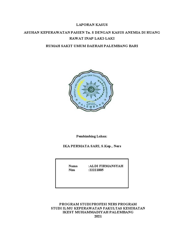 Tugas LK Aldi Firmansyah Anemia | PDF