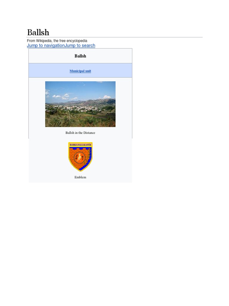 Ballsh: Jump To Navigationjump To Search | PDF | Computing | Software