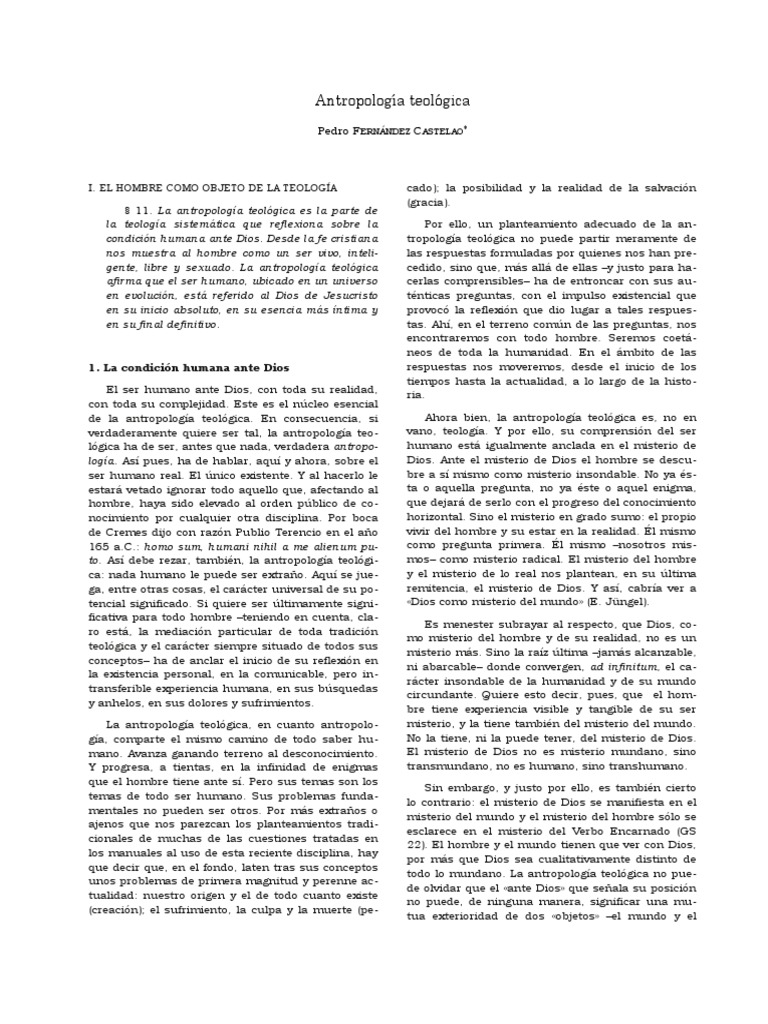 P.+Fern%C3%A1ndez+Castelao%2C+La+condici%C3%B3n+humana+ante+Dios | PDF ...