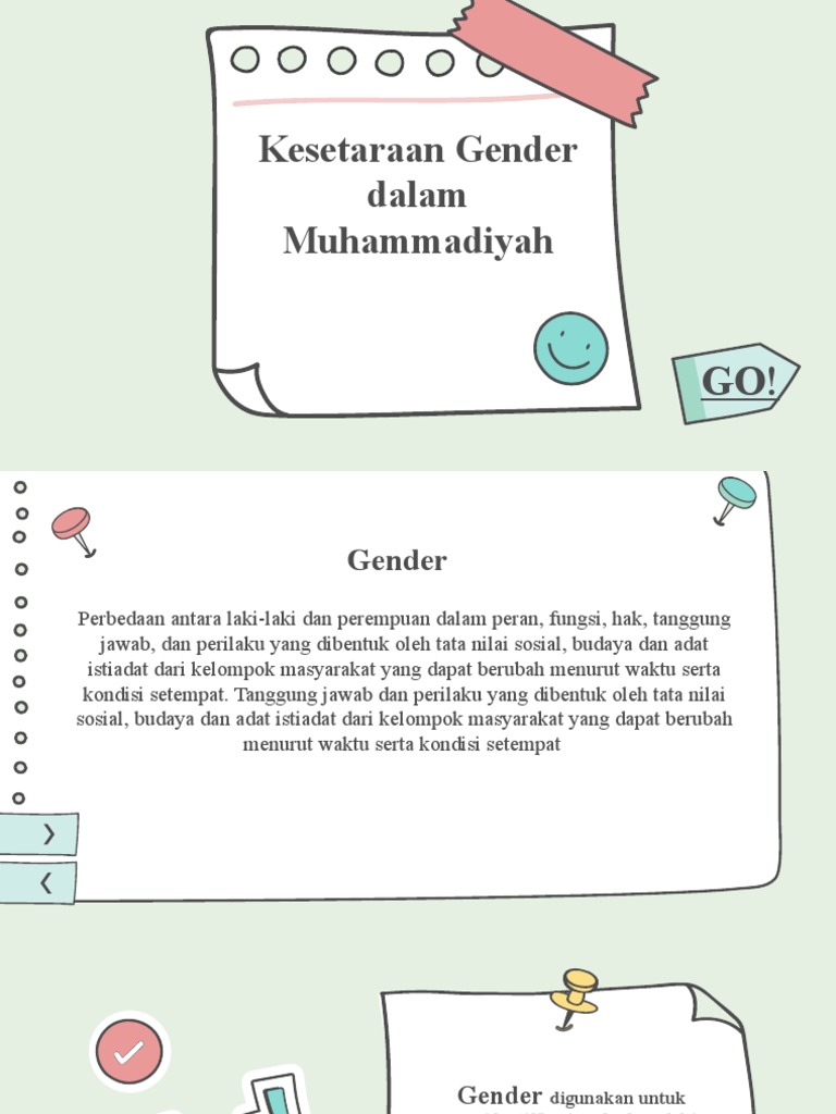 KELOMPOK 6 - Kesetaraan Gender Dalam Muhammadiyah | PDF