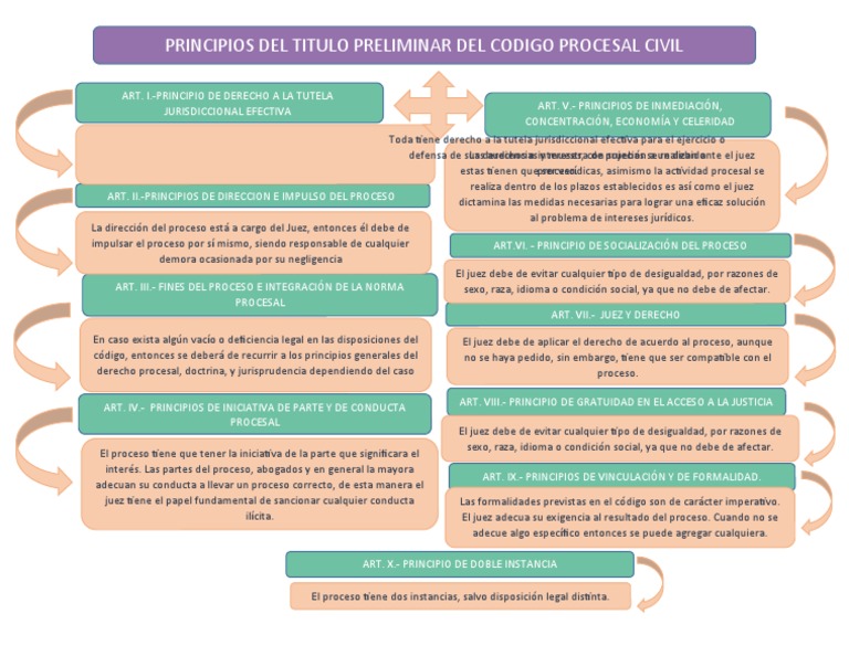 Principios Del Titulo Preliminar Del Codigo Procesal Civil | PDF | Ley procesal | Juez