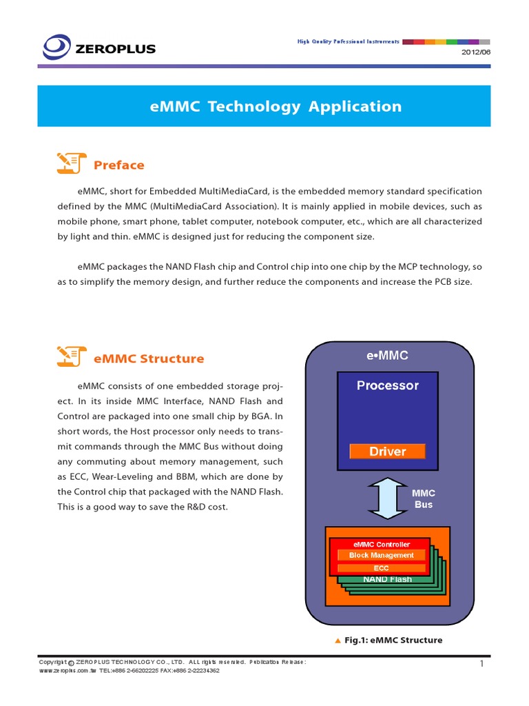 eMMC Technology Application: Preface | PDF | Software Bug | Flash Memory
