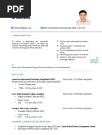 CV of Kawsar Mahmud | PDF | Nature | Science